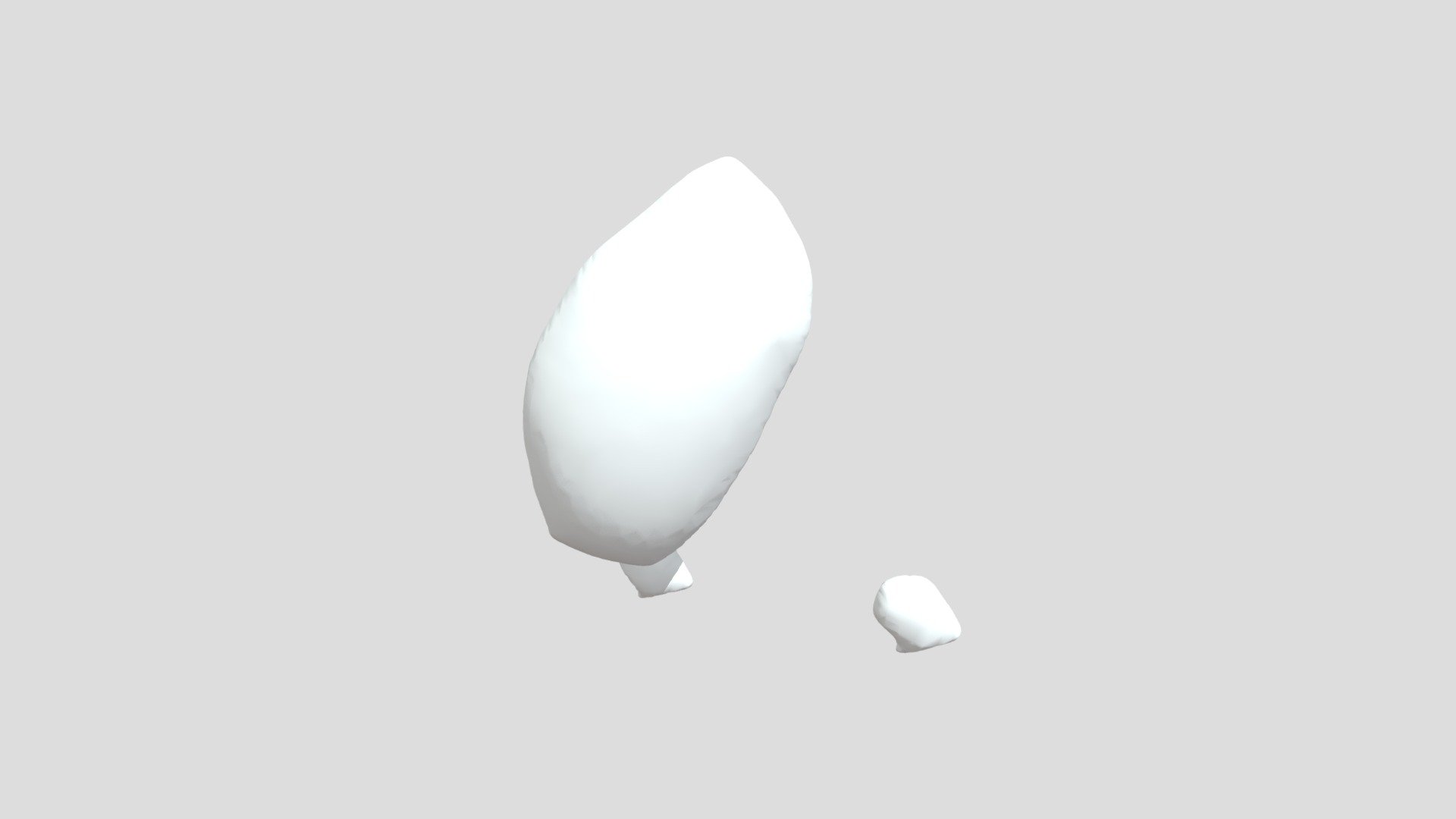 Yes Balloon With legs - Download Free 3D model by lowpolyisawesome ...