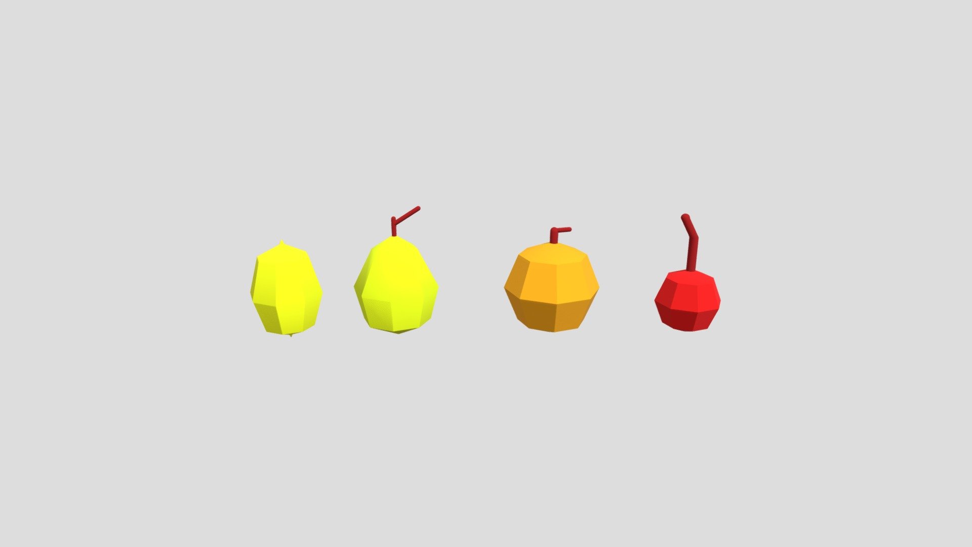 fruits pack - 3D model by minekit [38aae8a] - Sketchfab