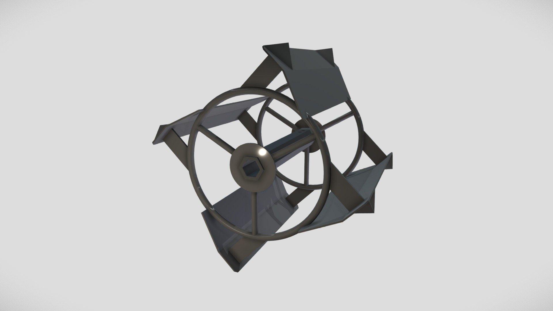 Paddy Wheel for Power Tiller - 3D model by Feromec Industries (@feromec ...