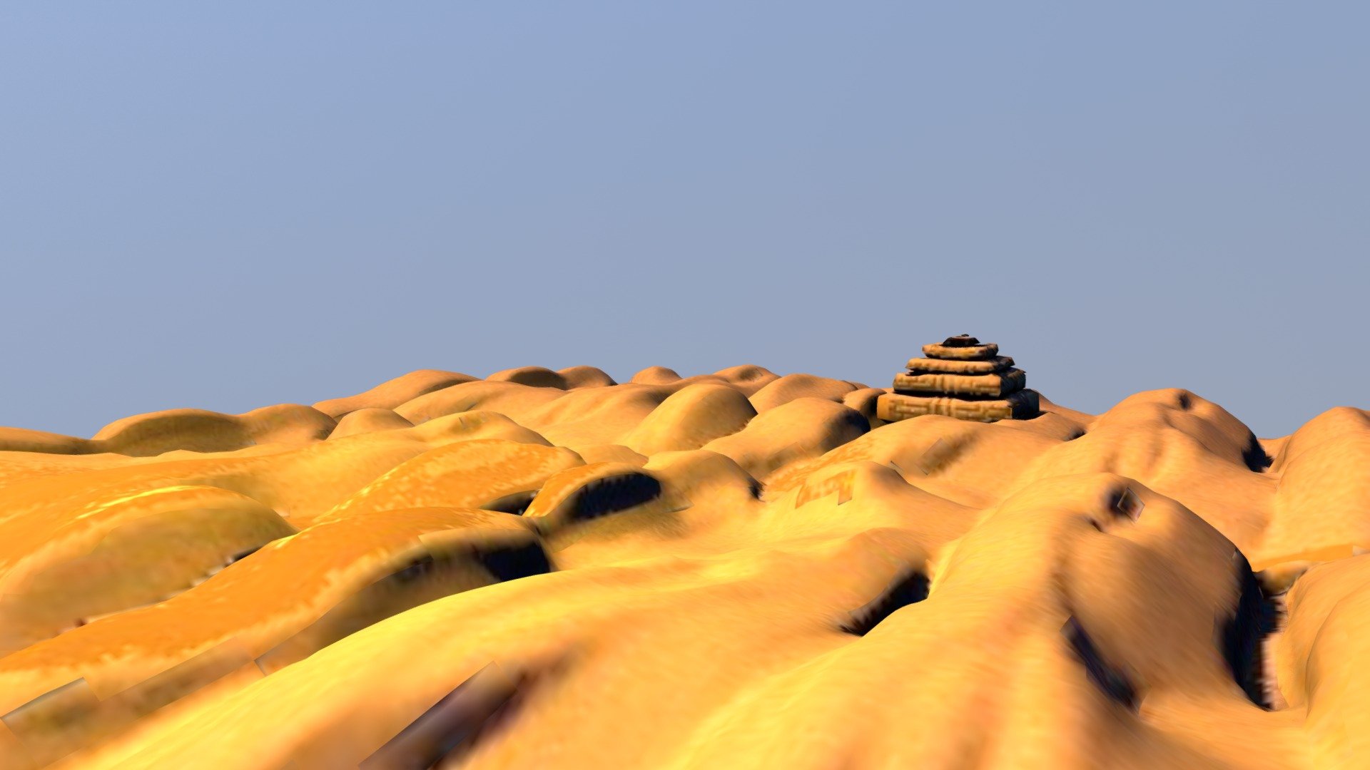 day 4 Desert sculptJanuary 2018 - 3D model by Stefano Di Filippo ...