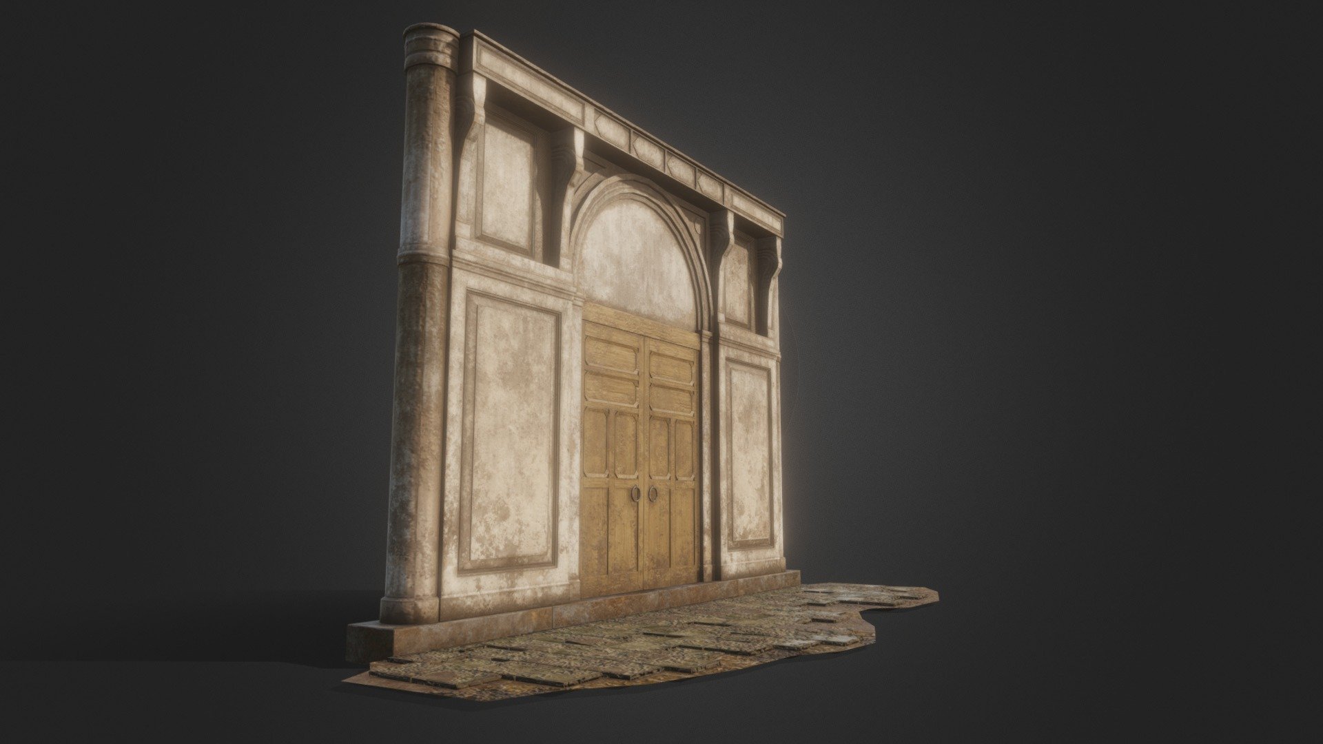 Old Gate - Download Free 3D model by BumpkinCZ [38ac405] - Sketchfab