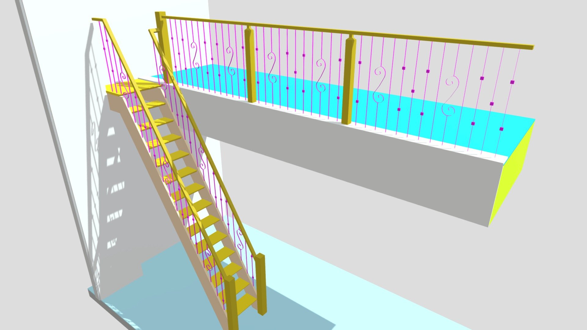 Ships Ladder Model - Stasi Res - 3D model by JD Stairs (@Jkwebster14 ...