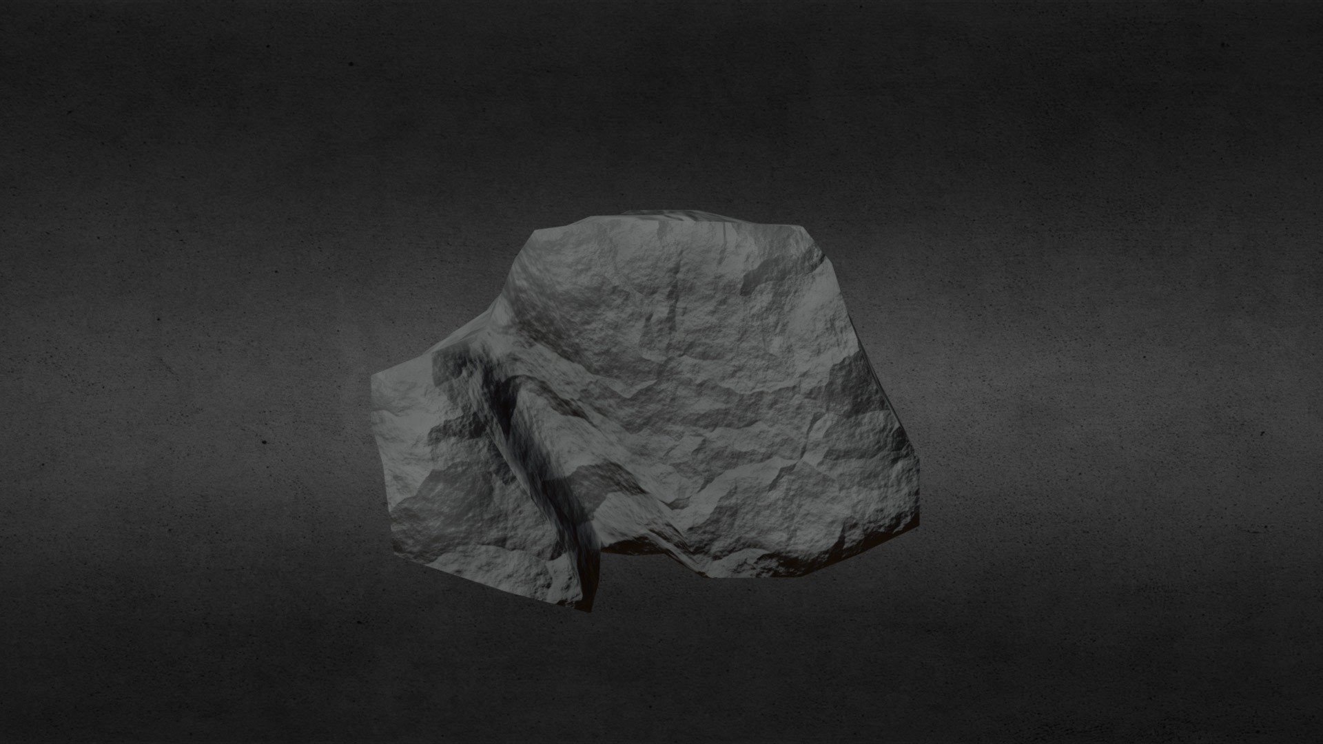 Low Poly Gray Boulder - Download Free 3D model by Rei (@rekkaoshy ...