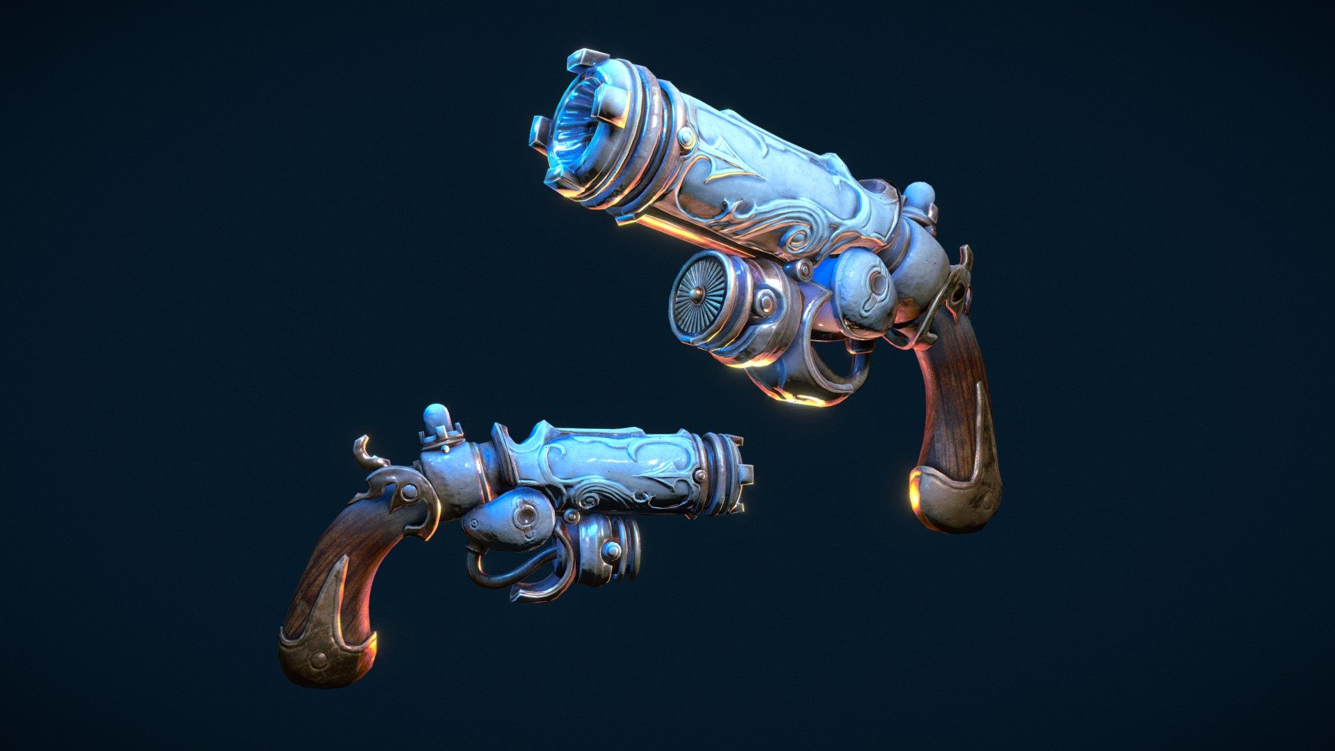 Stylized Frost Gun - Download Free 3D model by MAR.COS. [38b2939 ...