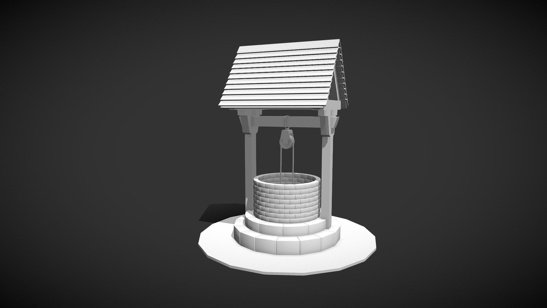 Studnia - 3D model by EWRI [38b2e5b] - Sketchfab