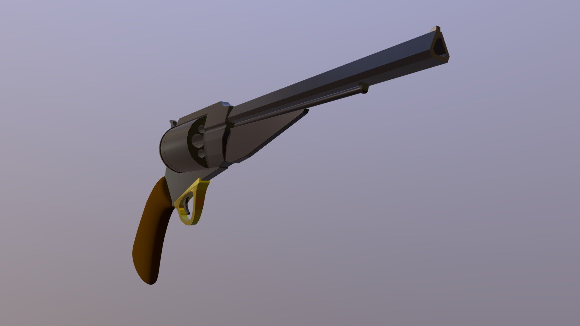'Space Age' 1858 Remington Revolver - 3D model by Gareth (@10186342 ...