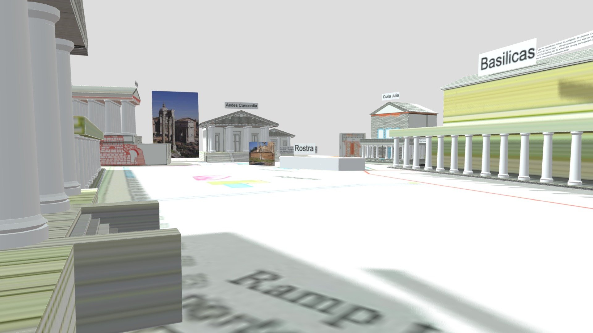roman forum - 3D model by tonyhaoyu [38b5931] - Sketchfab