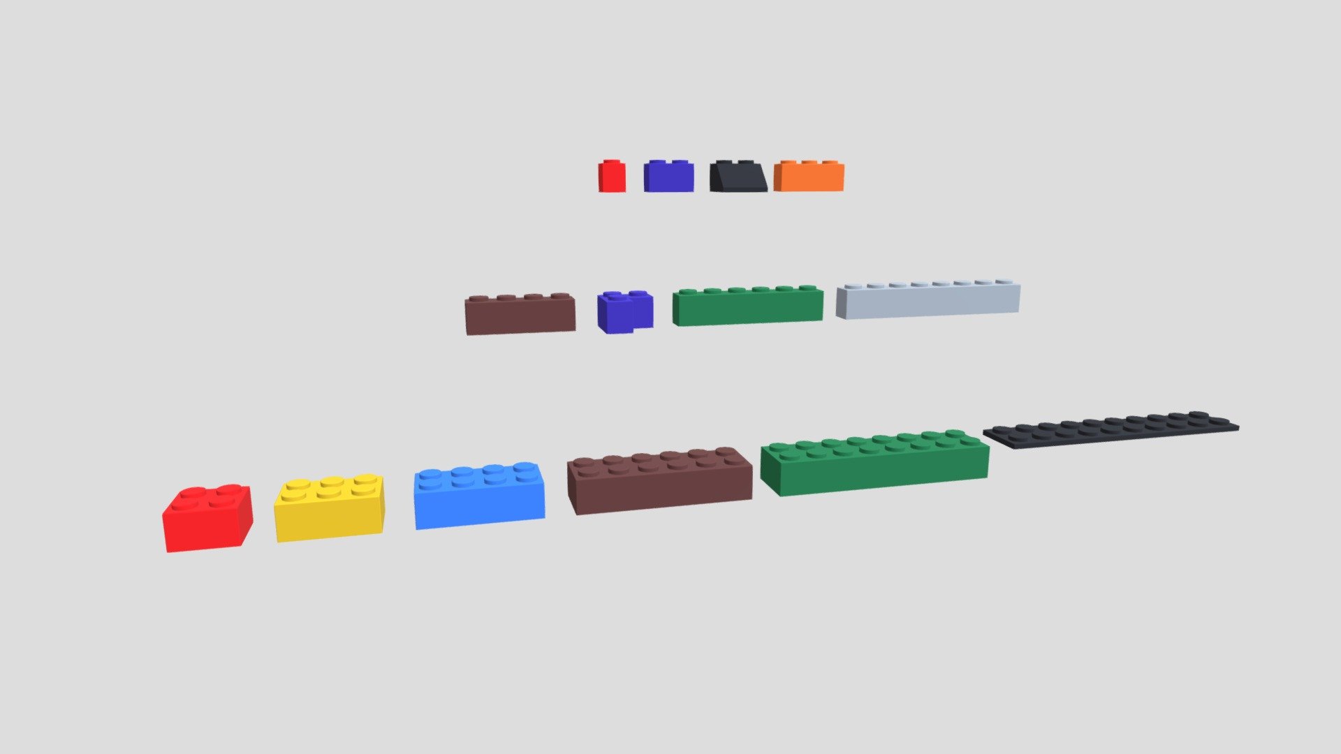 A Bunch of Legos - 3D model by Maggatron (@MaggaModels) [38ba501 ...