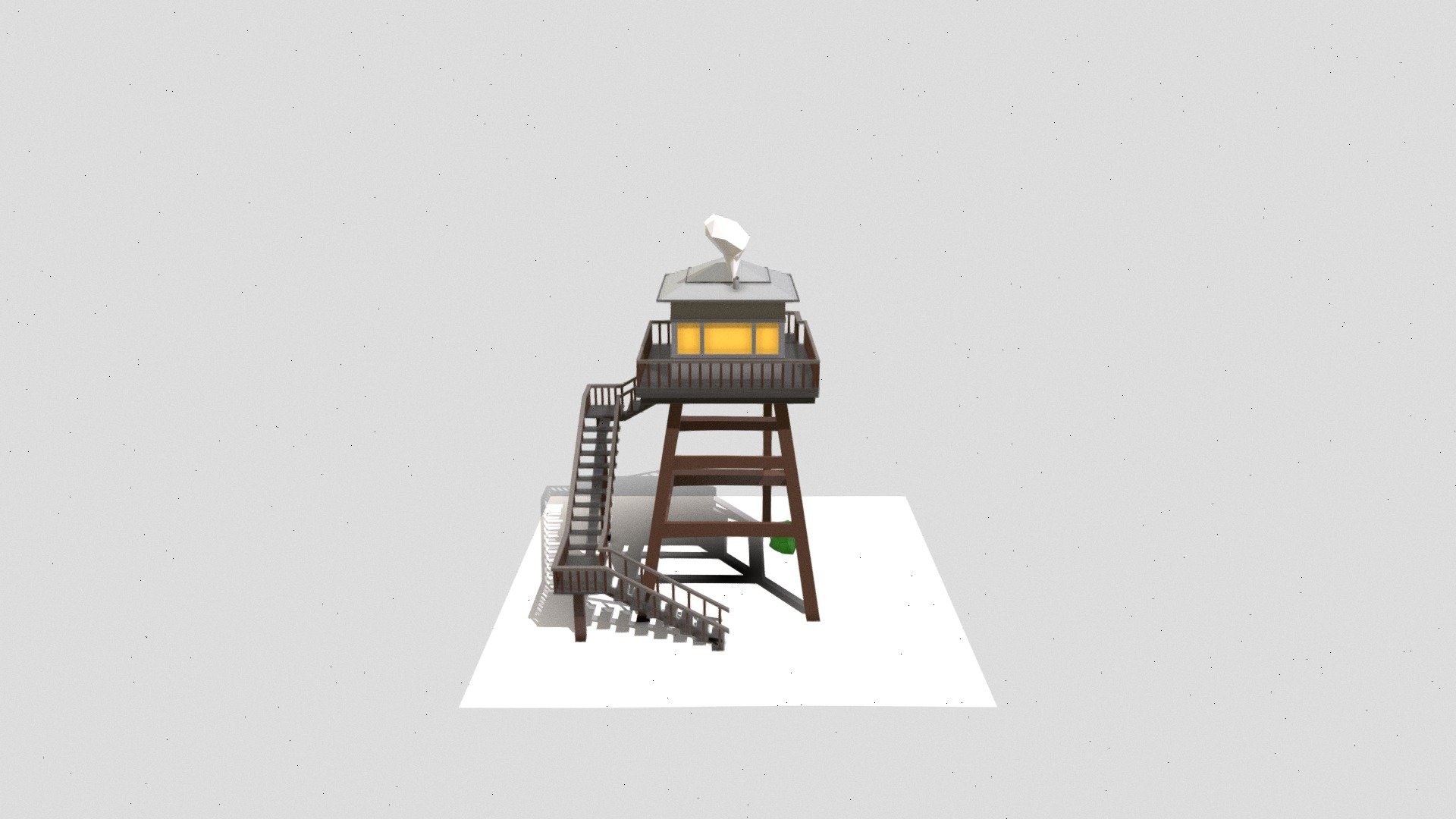 Firewatch Tower - Download Free 3D model by WhySoloco [38ba5a6] - Sketchfab