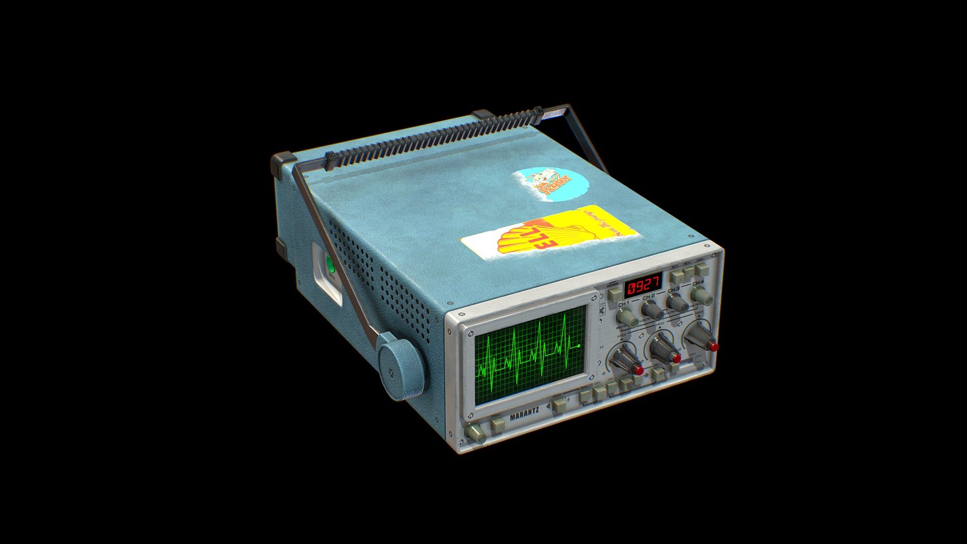 Tektronix 305 DMM-Freepoly.org - Download Free 3D model by Freepoly.org ...