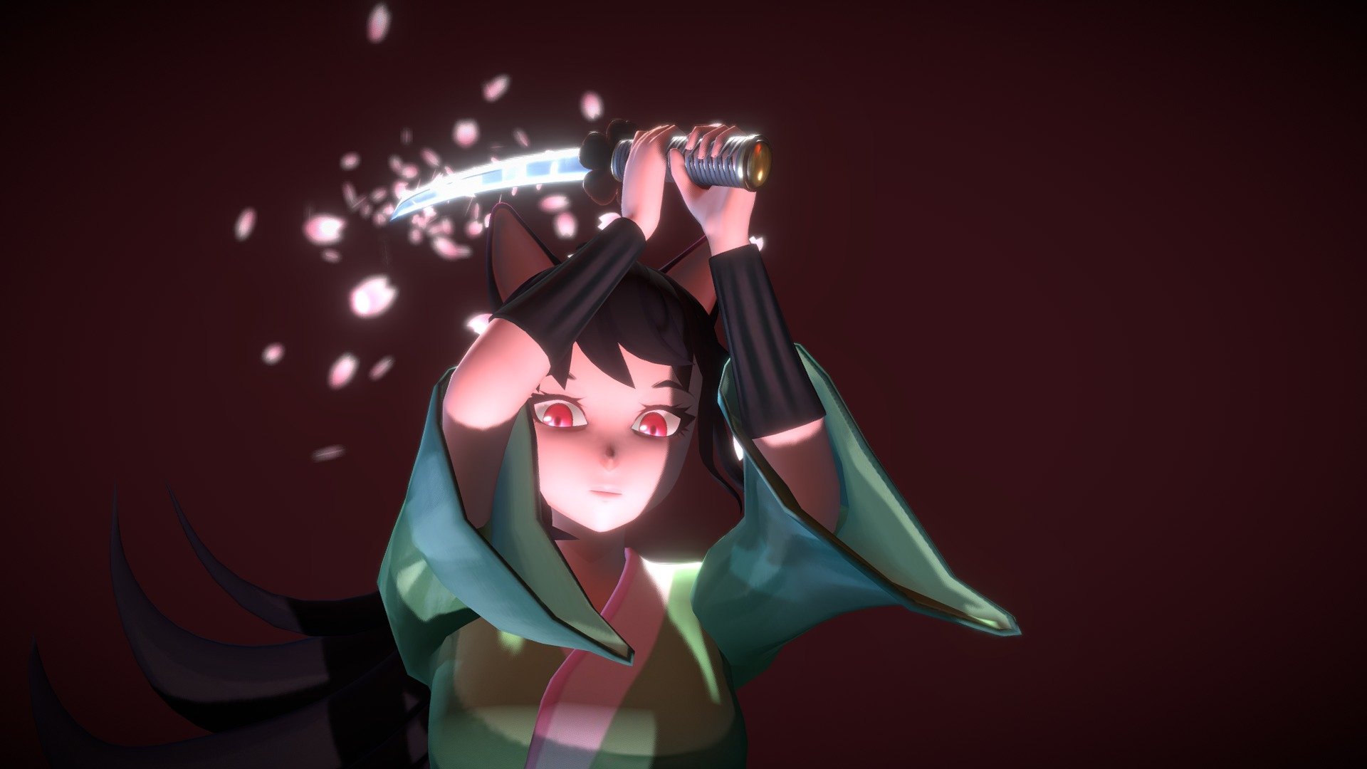 Sakura - 3D model by Chronic (@chronicgerman) [38bacd2] - Sketchfab