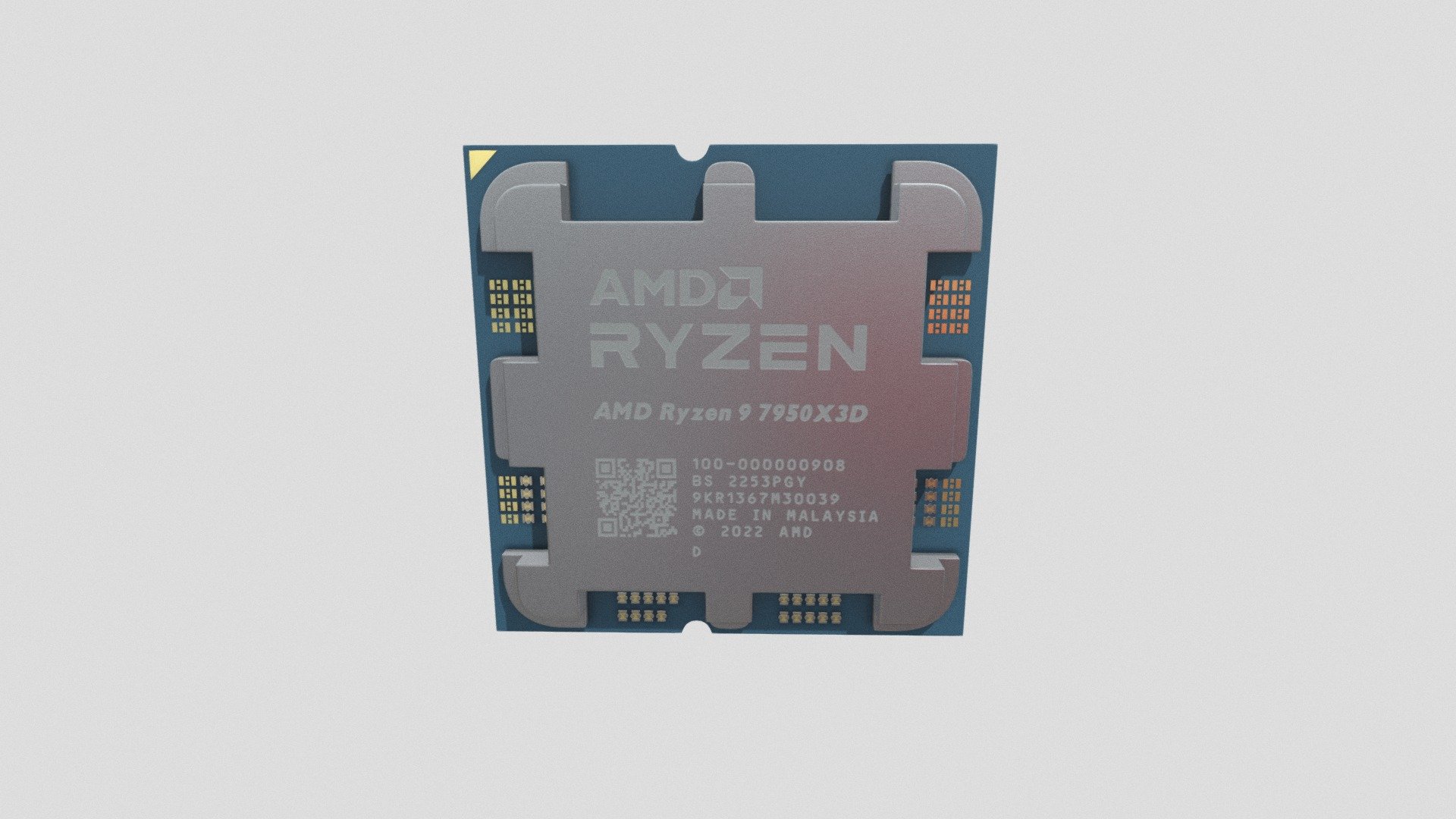 AMD Ryzen 9 7950X3D - 3D model by Lgibbor [38bb5e5] - Sketchfab