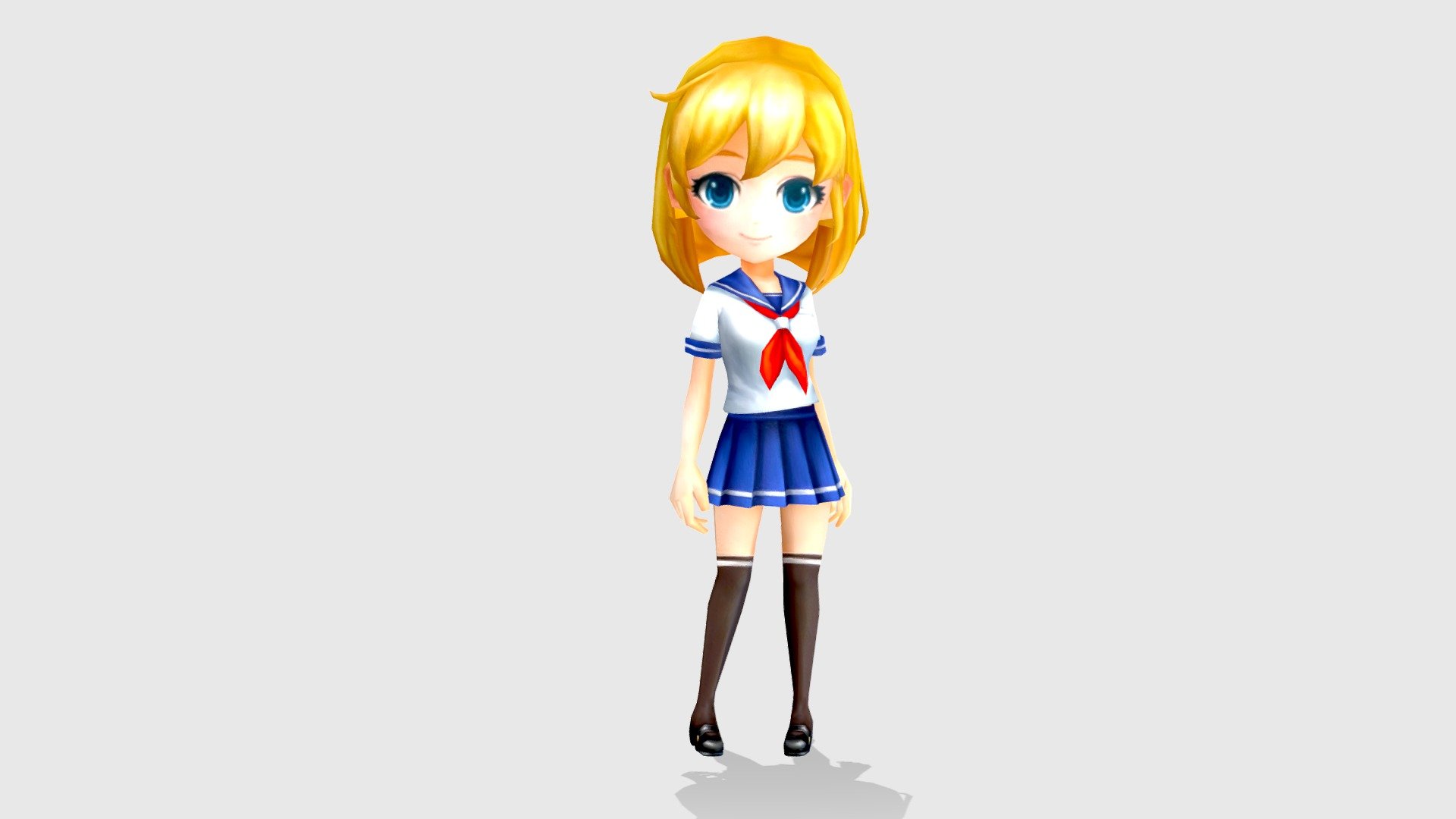 chibi idle - Download Free 3D model by Erina eka syaharani ...