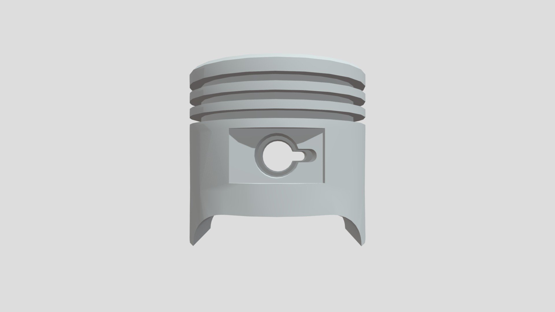 Piston head - 3D model by cad_models [38bc44d] - Sketchfab