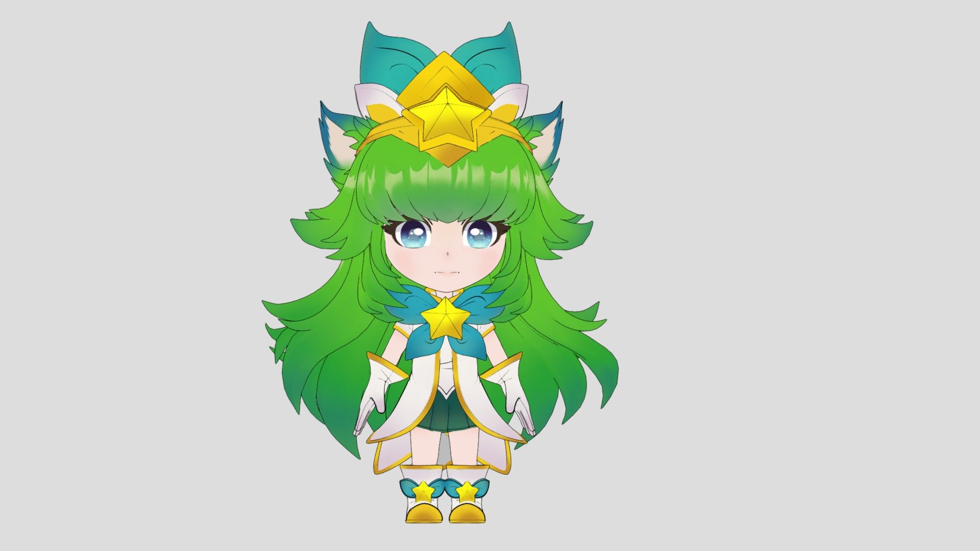Star Guardian lulu - 3D model by 洋甘菊 (@sannyy) [38bd11b] - Sketchfab