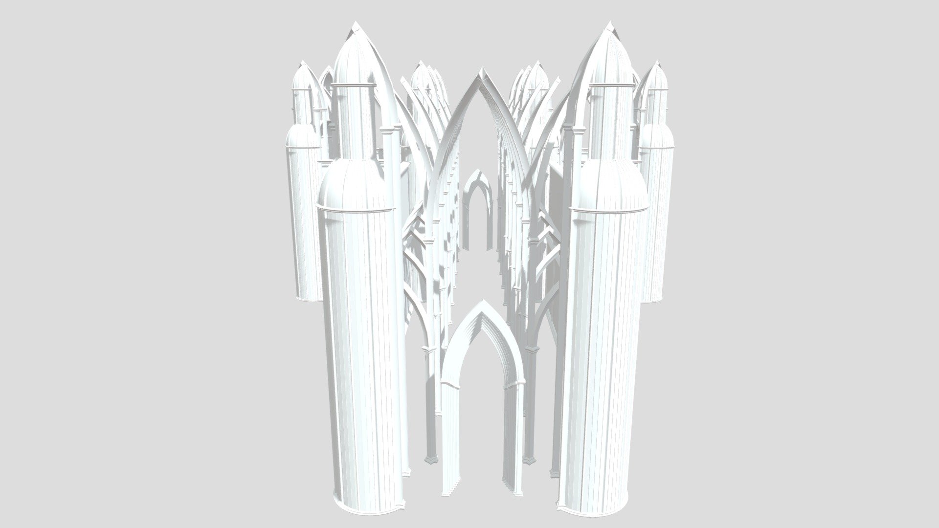 Cathedral Layout V1 WIP - Download Free 3D model by ALA ...