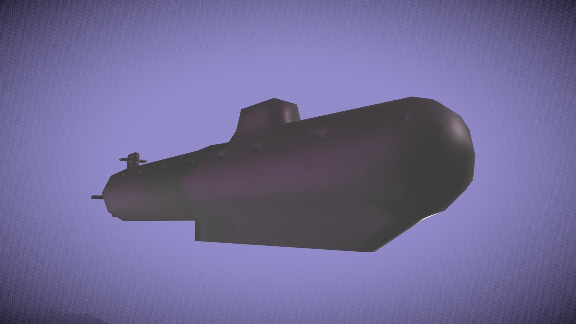 Submarine-lowpoly - Download Free 3D model by nanchark [38bf422 ...