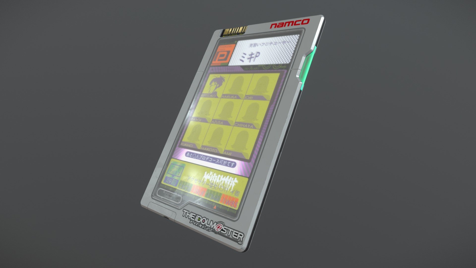 IdolM@ster Card - 3D model by Hugo Pr (@HugoPr) [38c09ea] - Sketchfab
