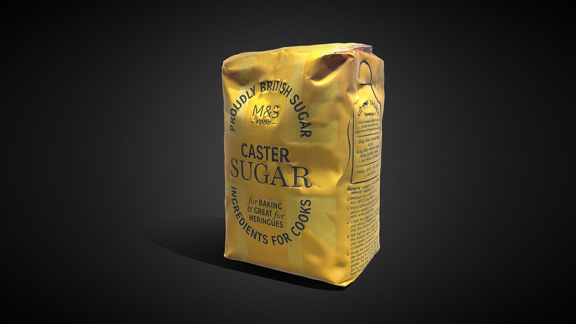 1kg Caster Sugar - 3D Scan - Buy Royalty Free 3D model by The Scan Man ...