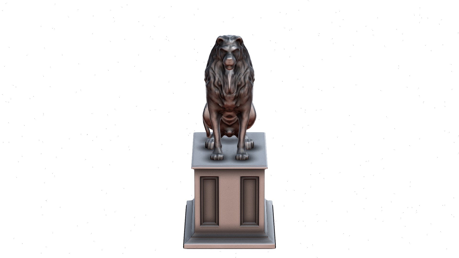 Lion Statue - 3D model by de_struct [38c307e] - Sketchfab