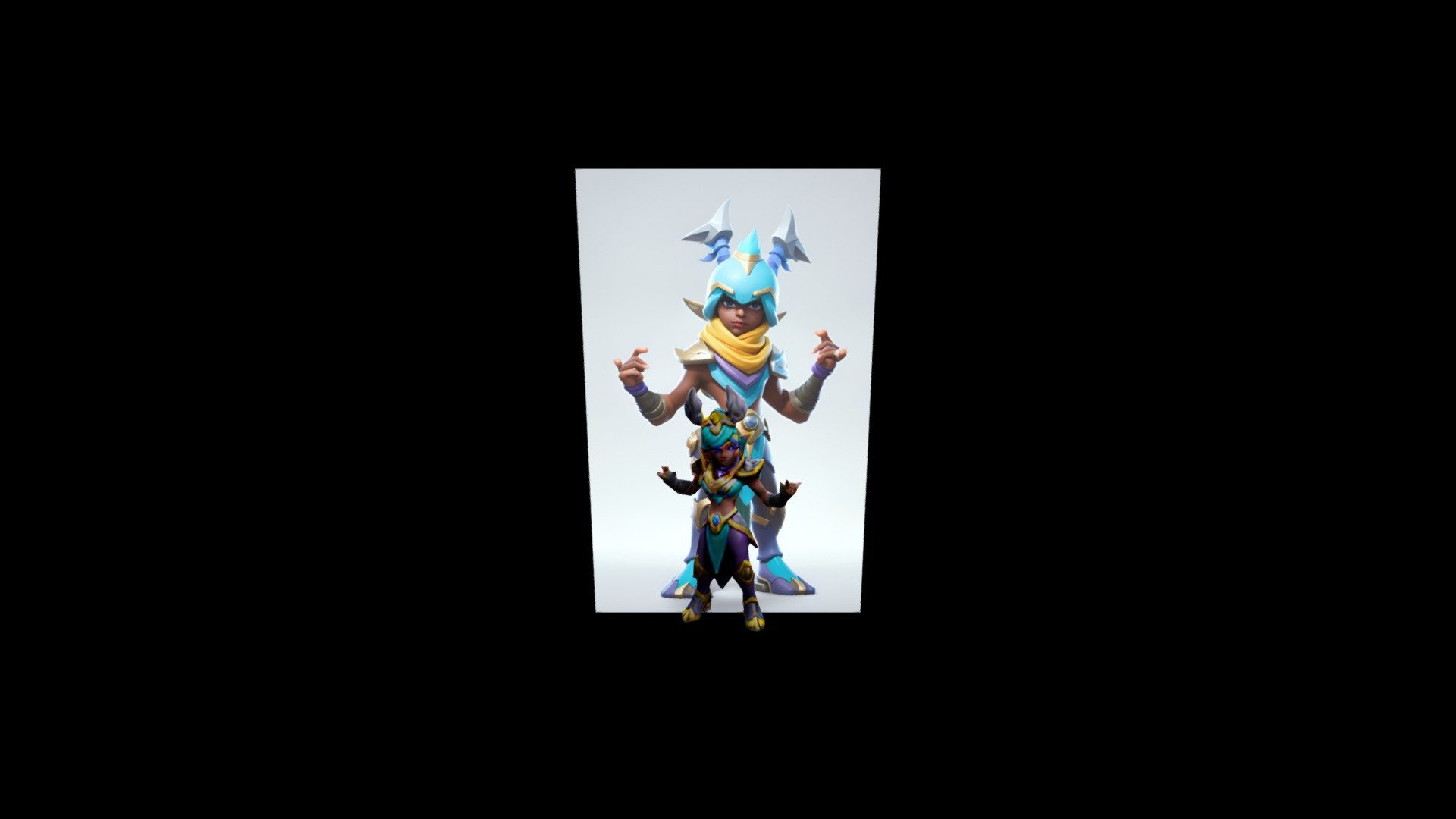 a woman in a costume with a sword, octance rende - Download Free 3D ...