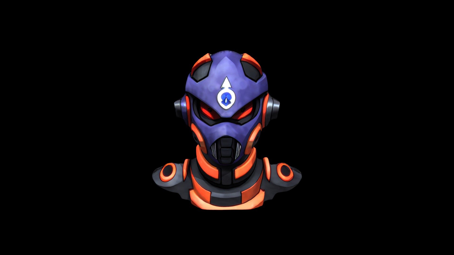 Helmet Mask Robot Cartoon 1493 - Download Free 3D model by klrxyz ...