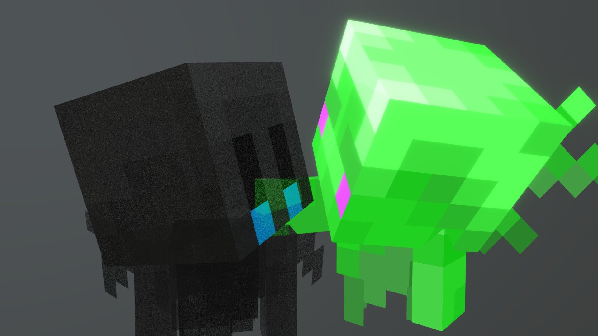 Allay comforting a dead allay - 3D model by Zero Gee Productions ...