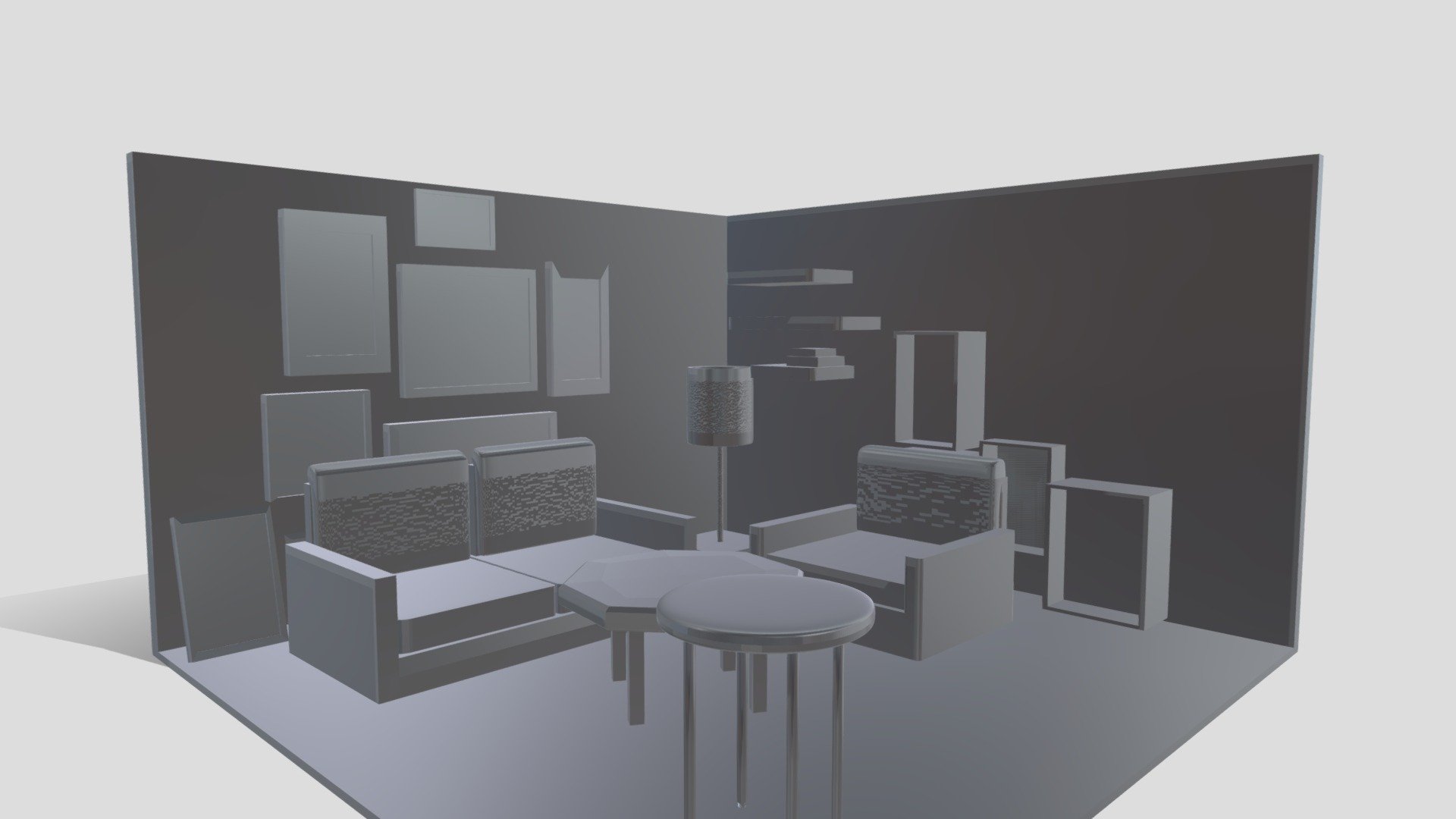 Interior Drawing - Download Free 3D model by Shivang Jindal ...