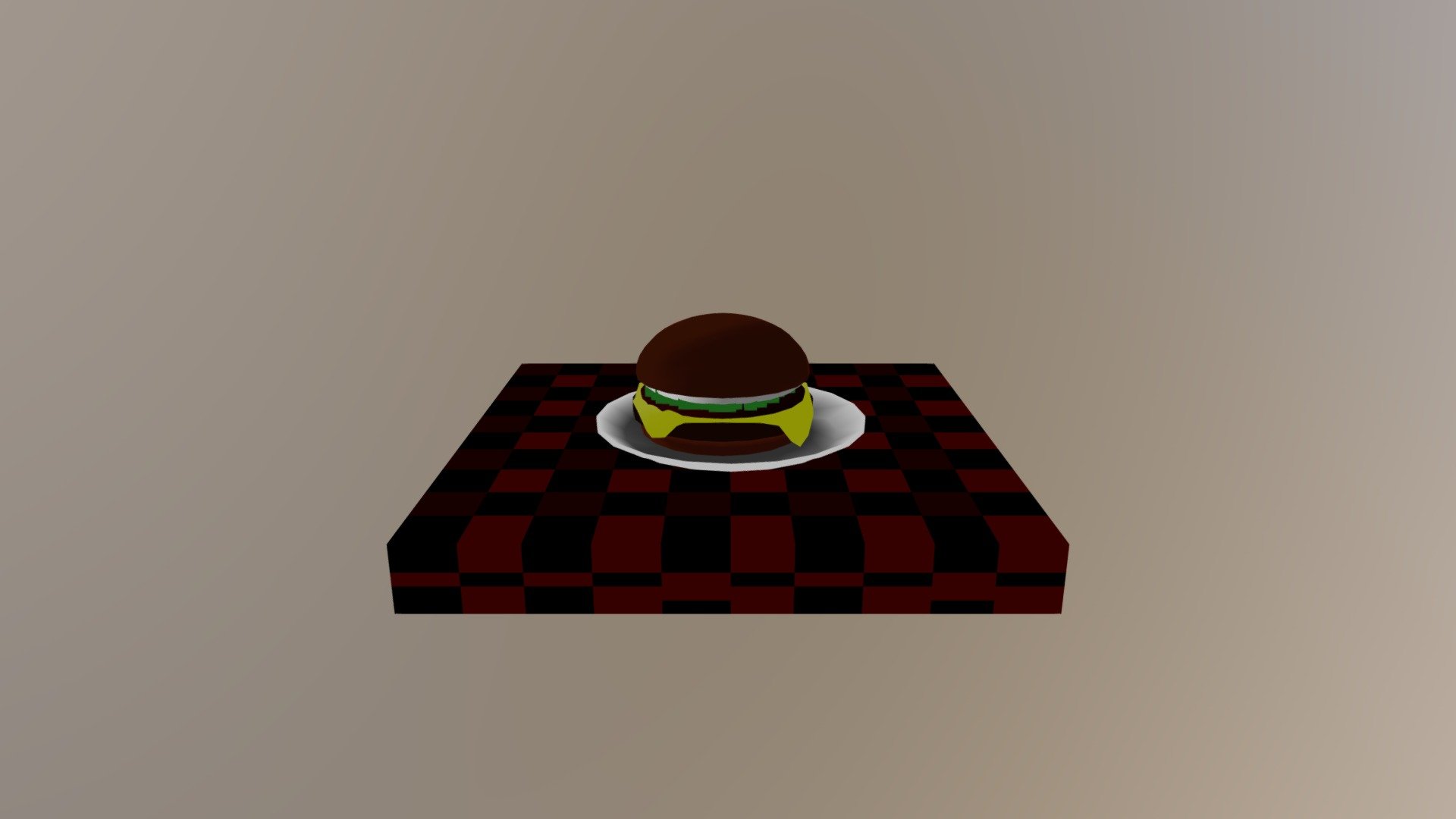 Low-poly cheeseburger model - 3D model by KirilGpavlov (@Kirils-sanctum ...
