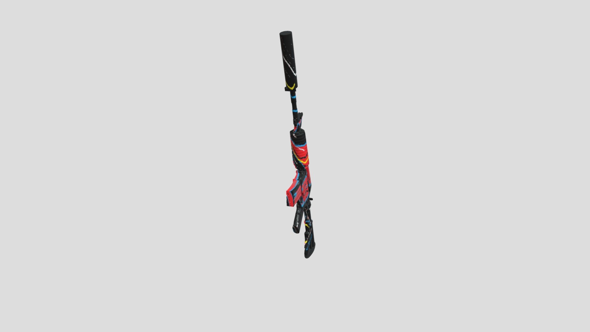 M4a1_srat AYSNDFFDBBSDFGSH - 3D model by textartificalintelligence ...