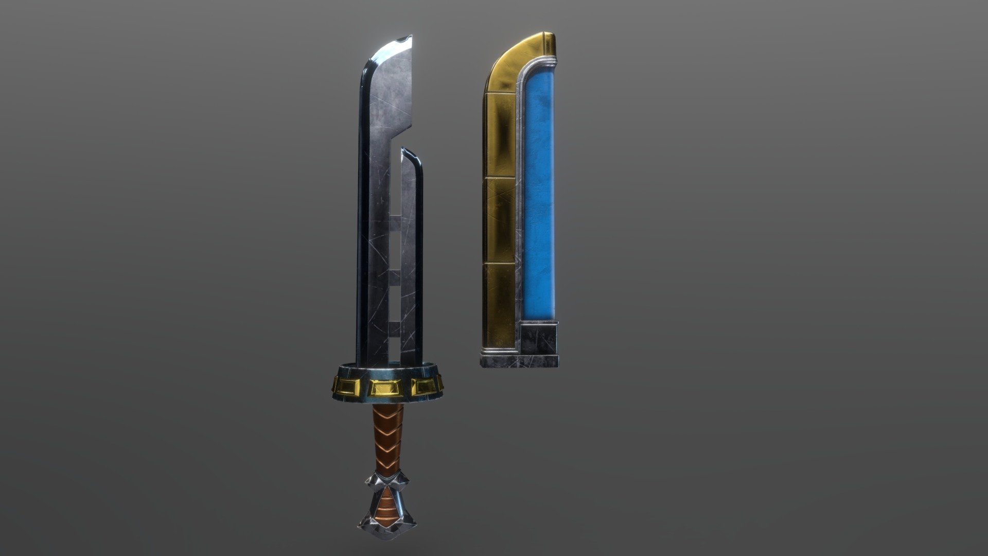 Realistic Razor Sword - Zelda Majora´s Mask - 3D model by WTohsak ...