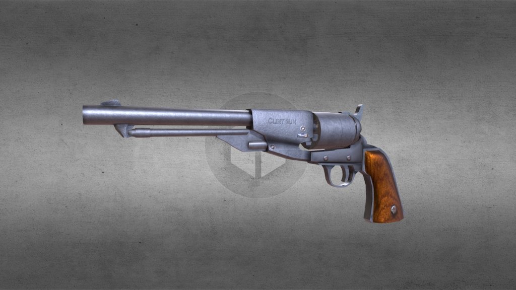 Colt 45 western style - 3D model by harway [38cc73c] - Sketchfab