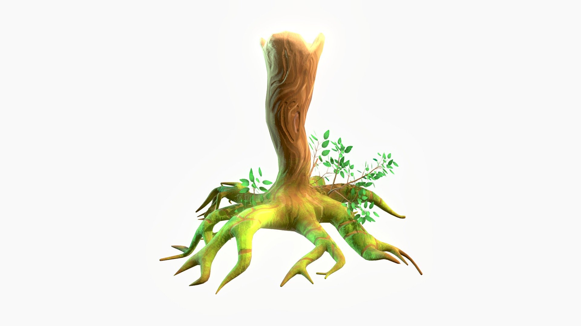Stylized tree stump - Buy Royalty Free 3D model by bruno_sales [38cd50c ...