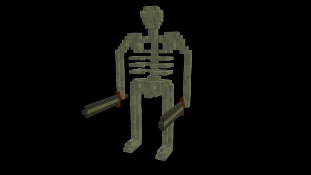 WIP Voxel Skeleton - 3D model by jason_ivens [38cd852] - Sketchfab