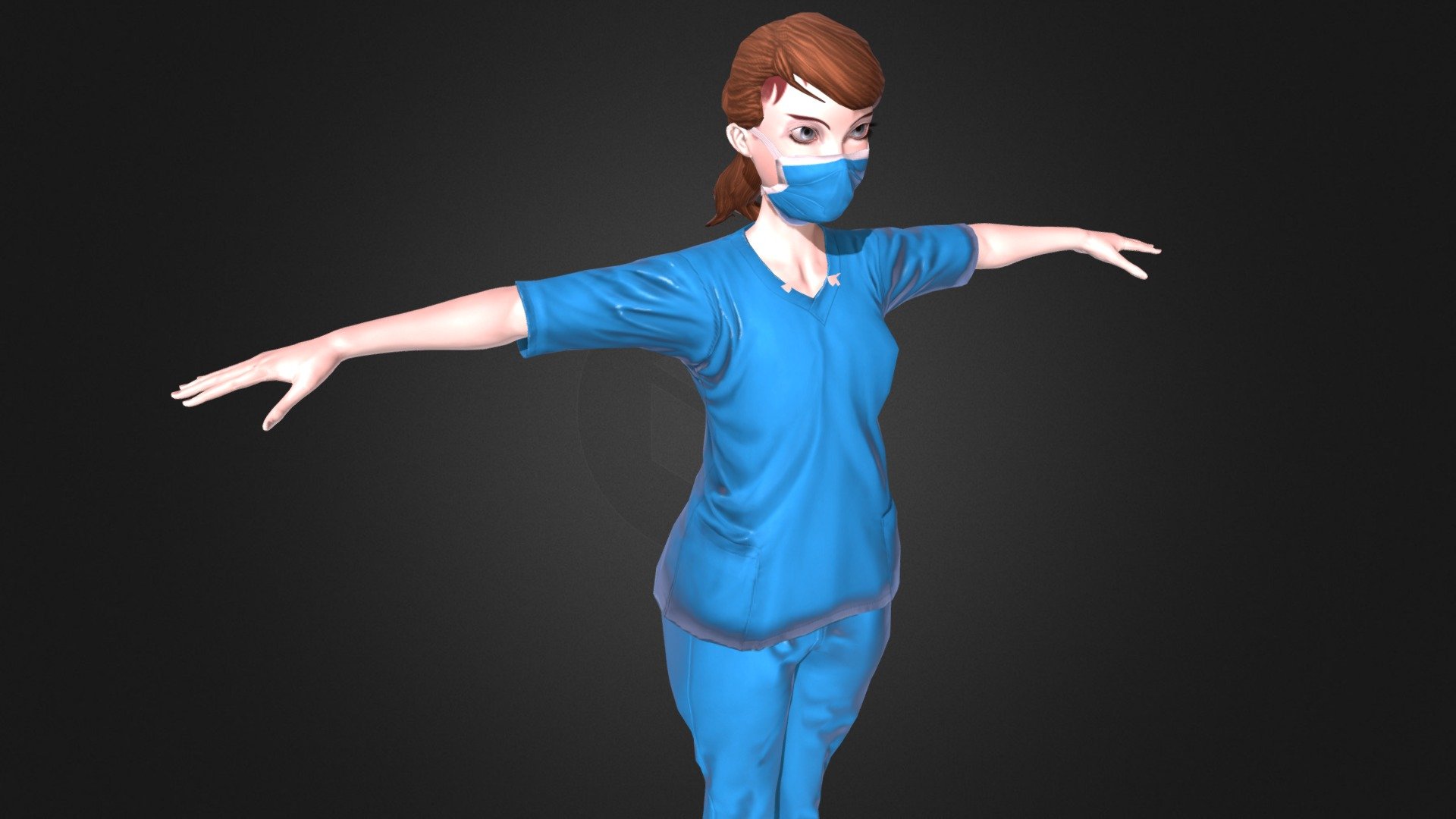 Female Doctor - 3D model by geniusrahman155 [38ce542] - Sketchfab