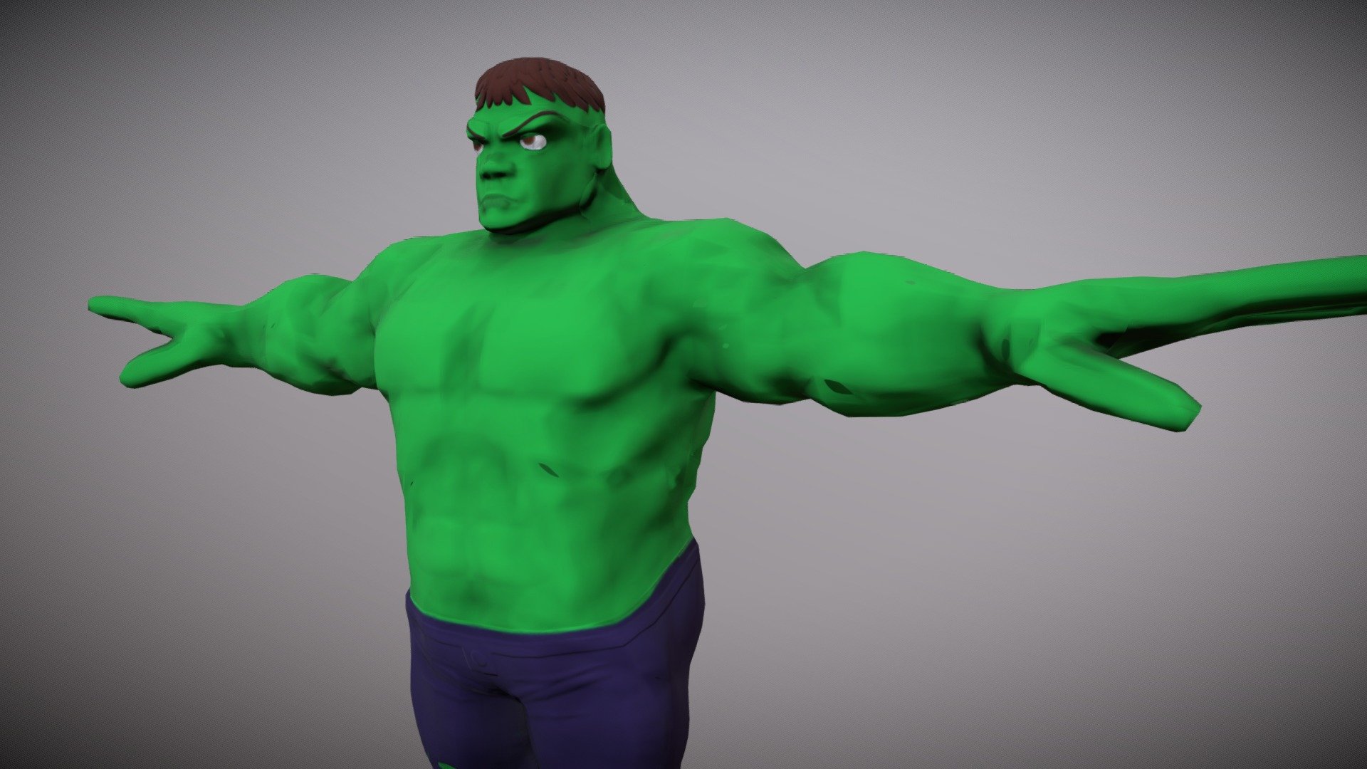 Hulk - 3D model by saralbujarmartin [38cfba6] - Sketchfab