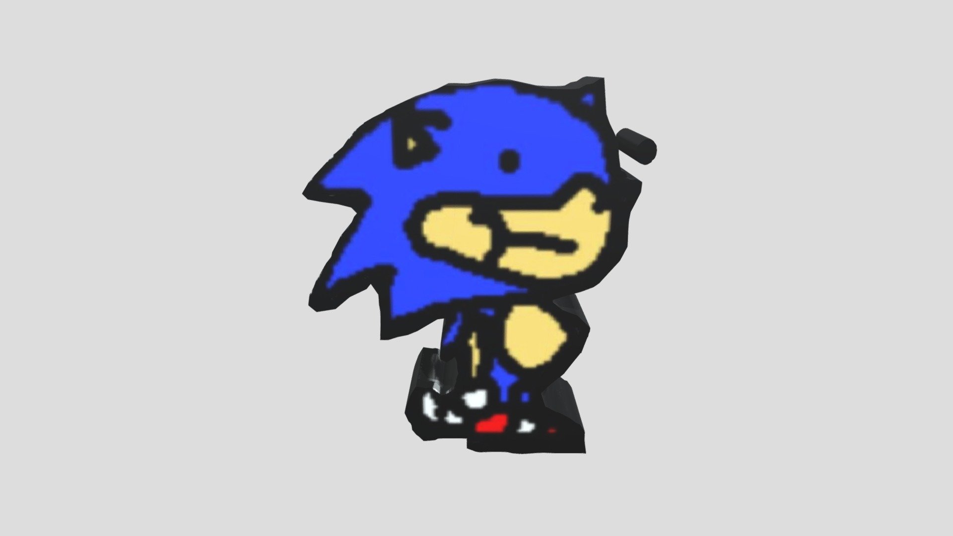 Sunky The Hedgehawg Pixel 3d Model - Download Free 3D model by AALSA ...
