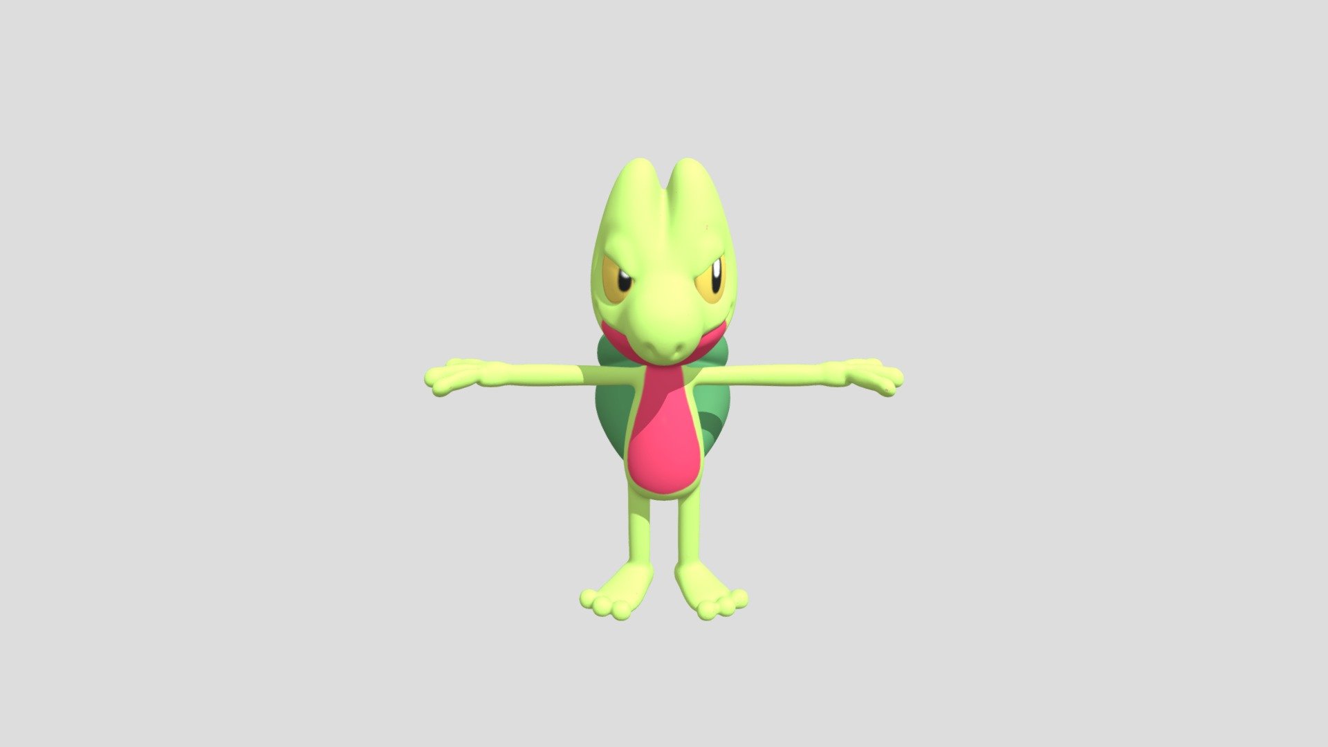 Treecko - Download Free 3D model by carlosrayd [38d2789] - Sketchfab