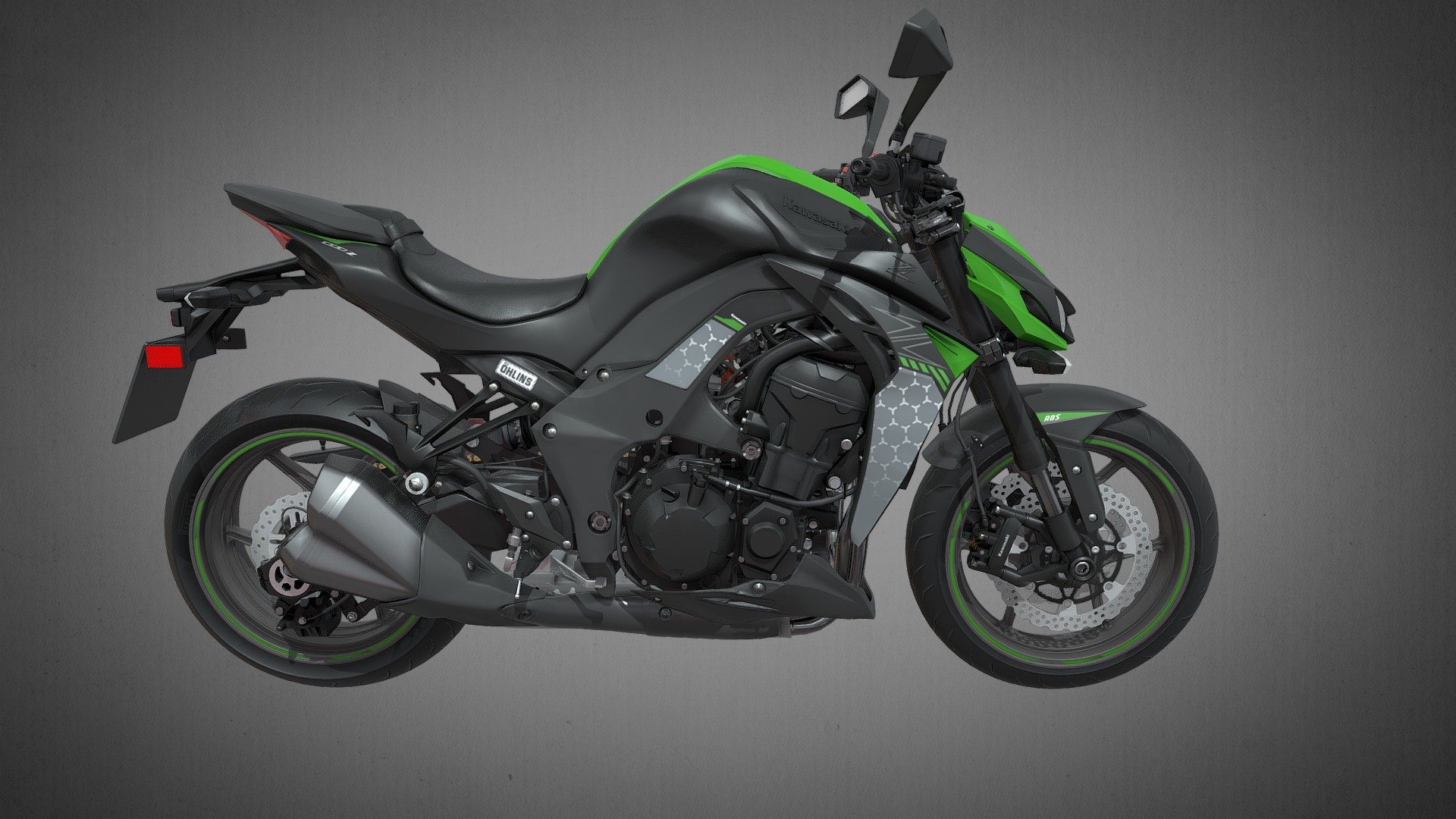 Kawasaki Z1000 - 3D model by Glenda Studio 3D Outsourcing ...