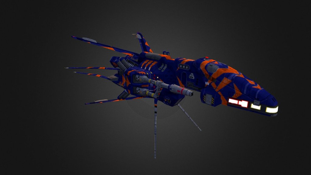 Vaygr Flare Gunship - 3D model by eatthepath [38d5f67] - Sketchfab