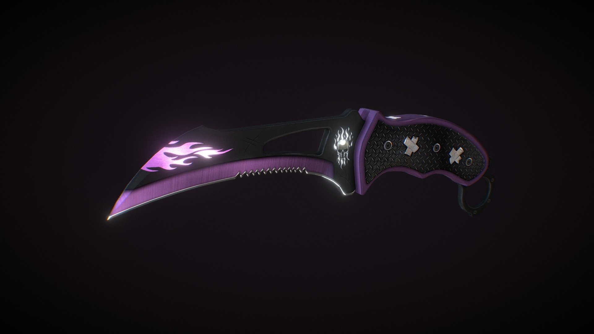 Reaper Knife | Skully - 3D model by RareKidz [38d61ef] - Sketchfab