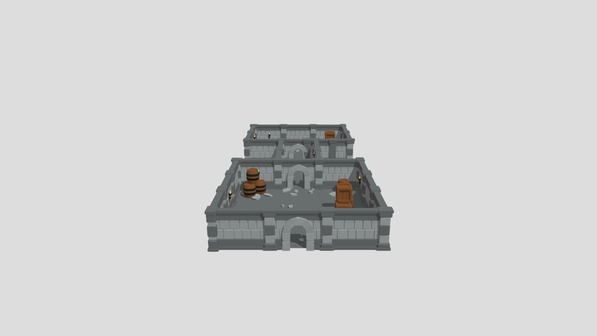 Dungeon - 3D model by elena-atanasova [38d8ede] - Sketchfab