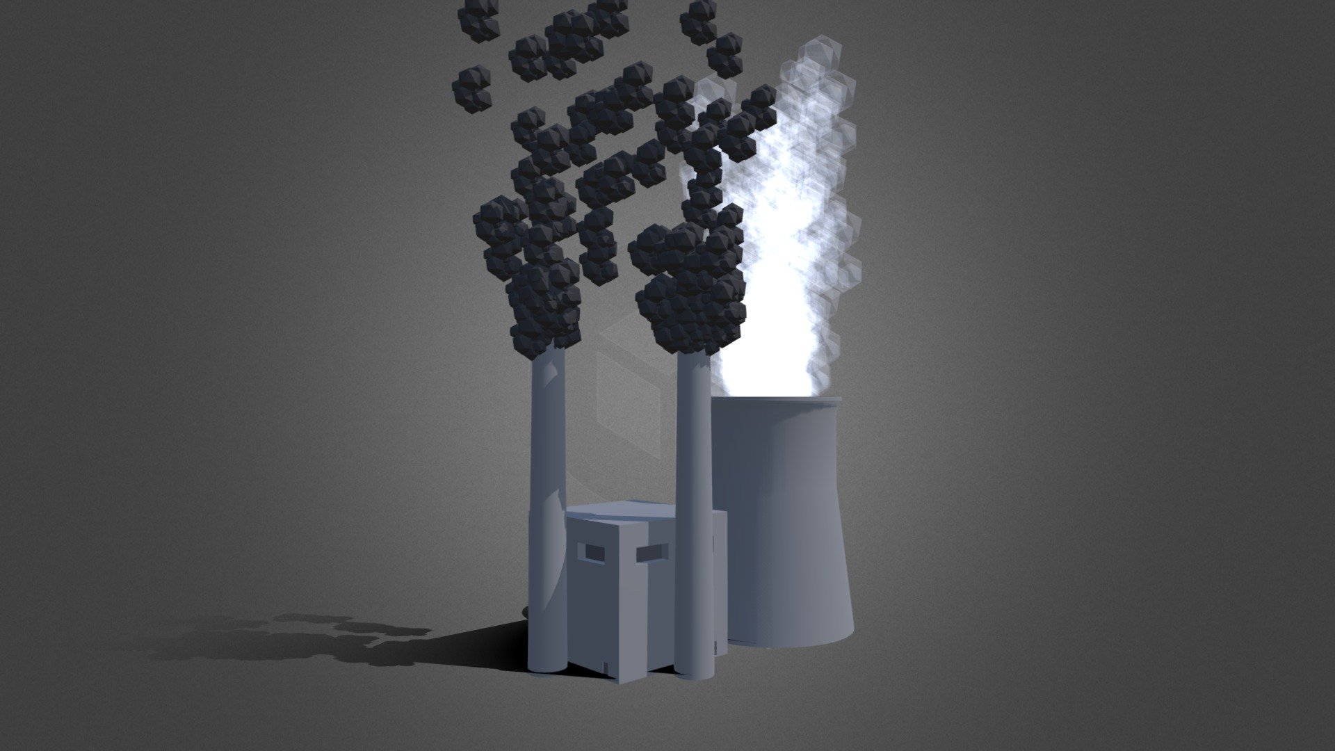 Low Poly Coal Plant stylized - animated - Download Free 3D model by ...