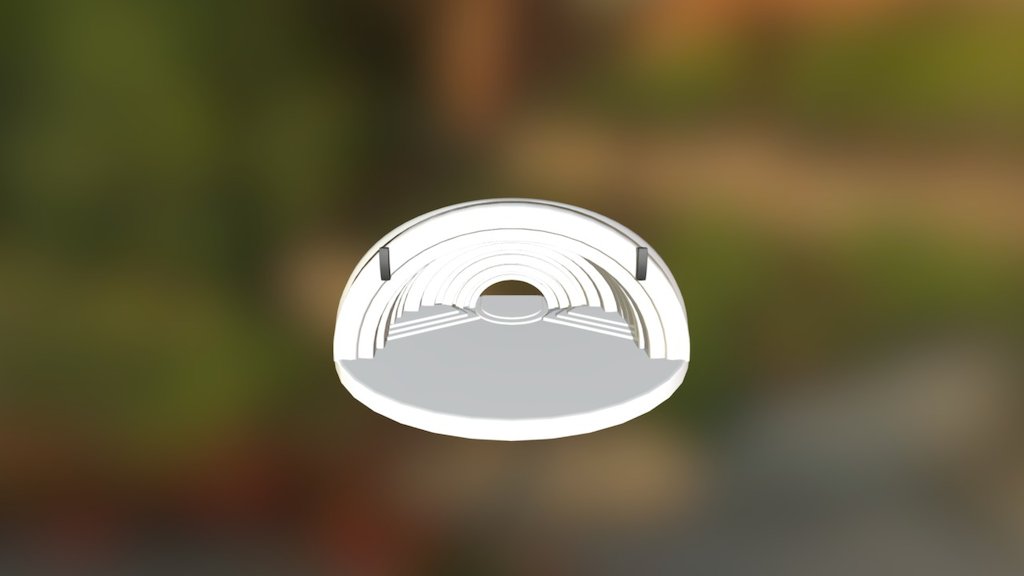 Dome Stage with Arches - 3D model by hyphendais [38da4e9] - Sketchfab