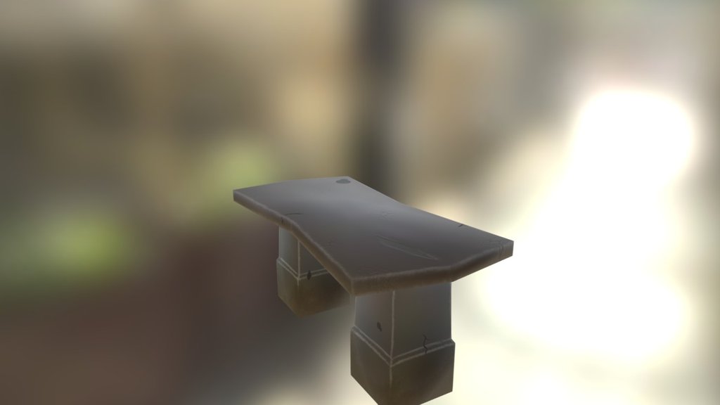 Stone Table Final - 3D model by Matthys [38dc4ab] - Sketchfab