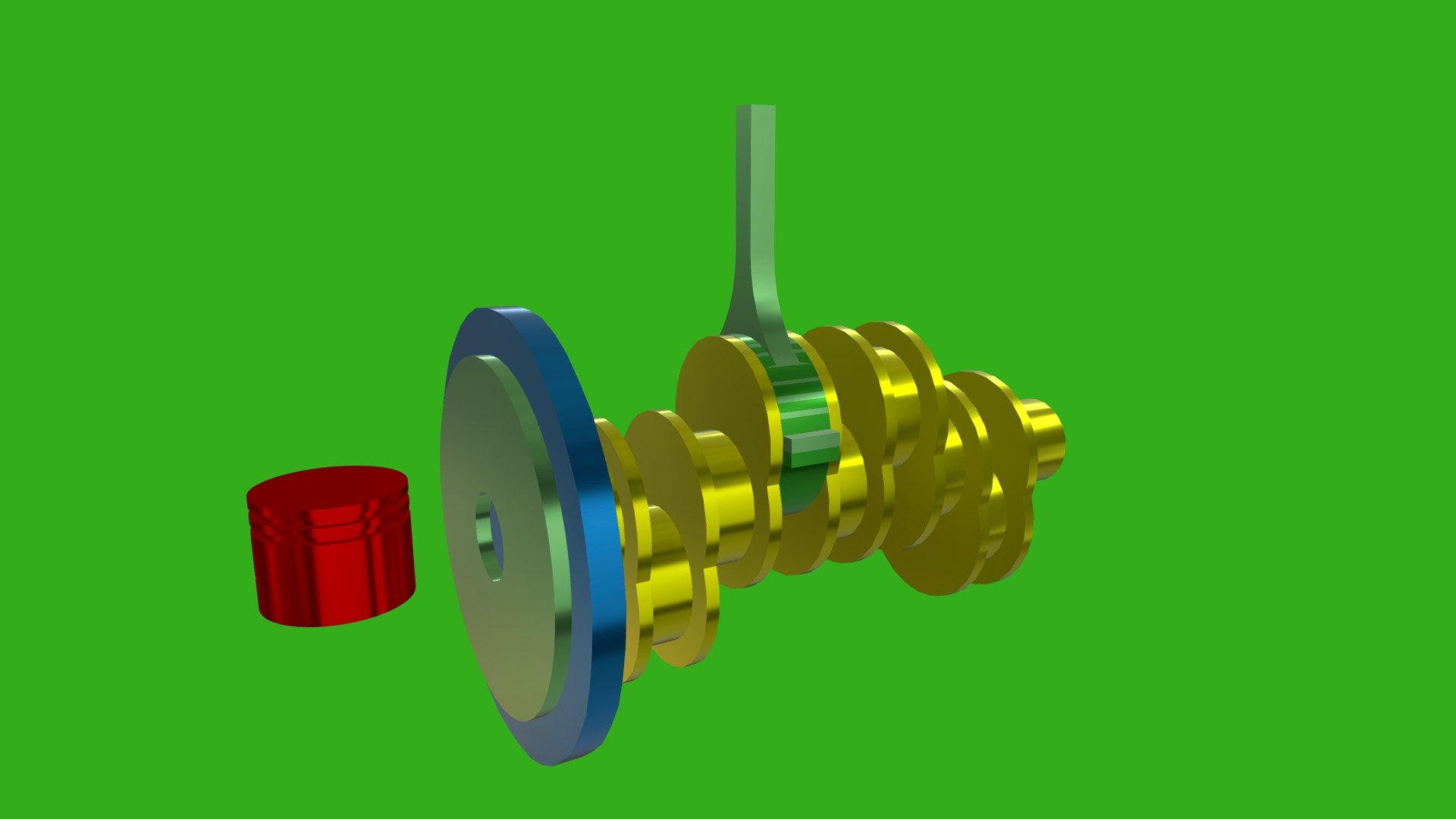 Engine assembly - 3D model by fasteng [38dced0] - Sketchfab