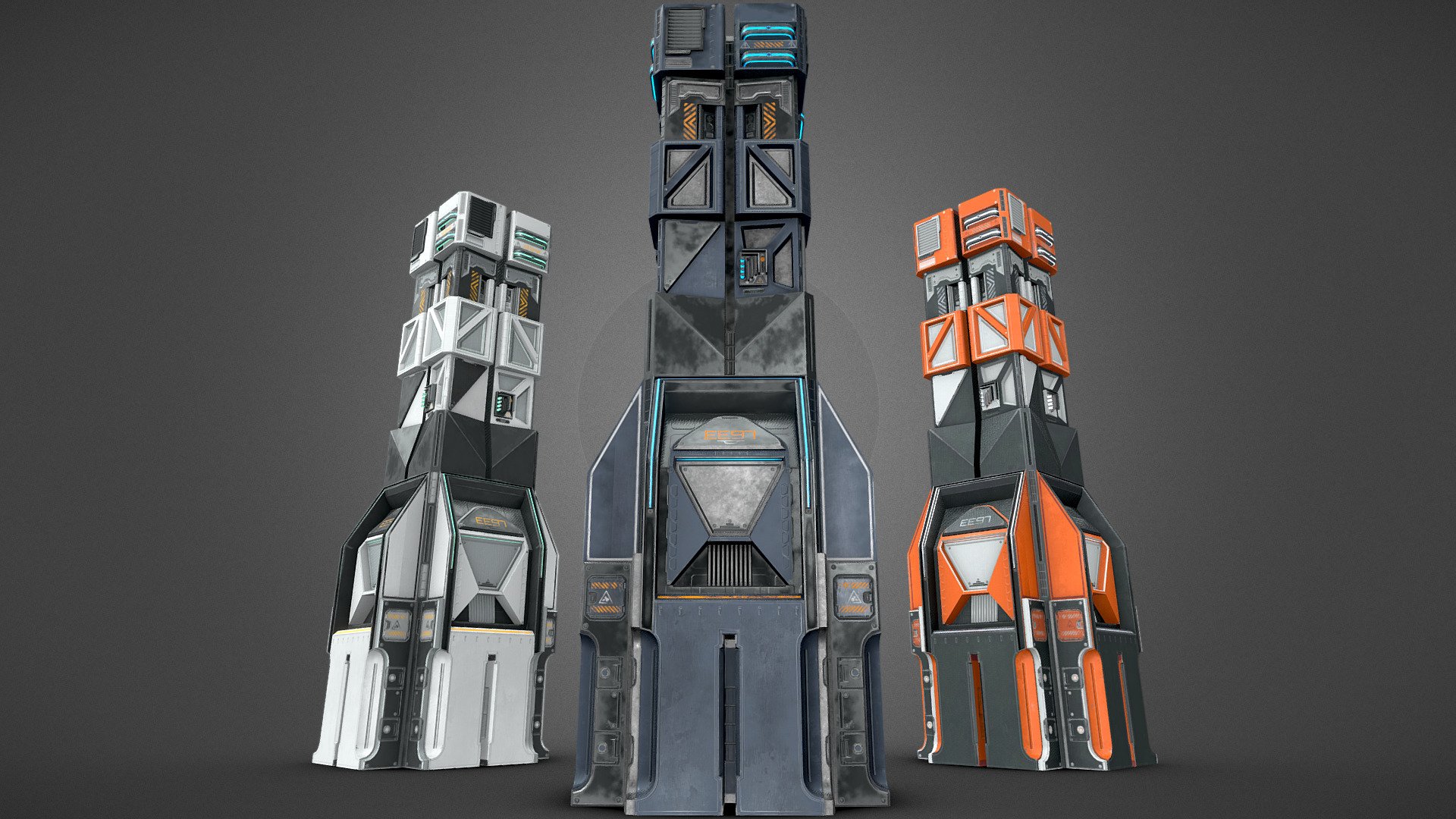 Sci-fi Machine - Buy Royalty Free 3D model by Emiel (@Emiel97) [38e2f6b ...