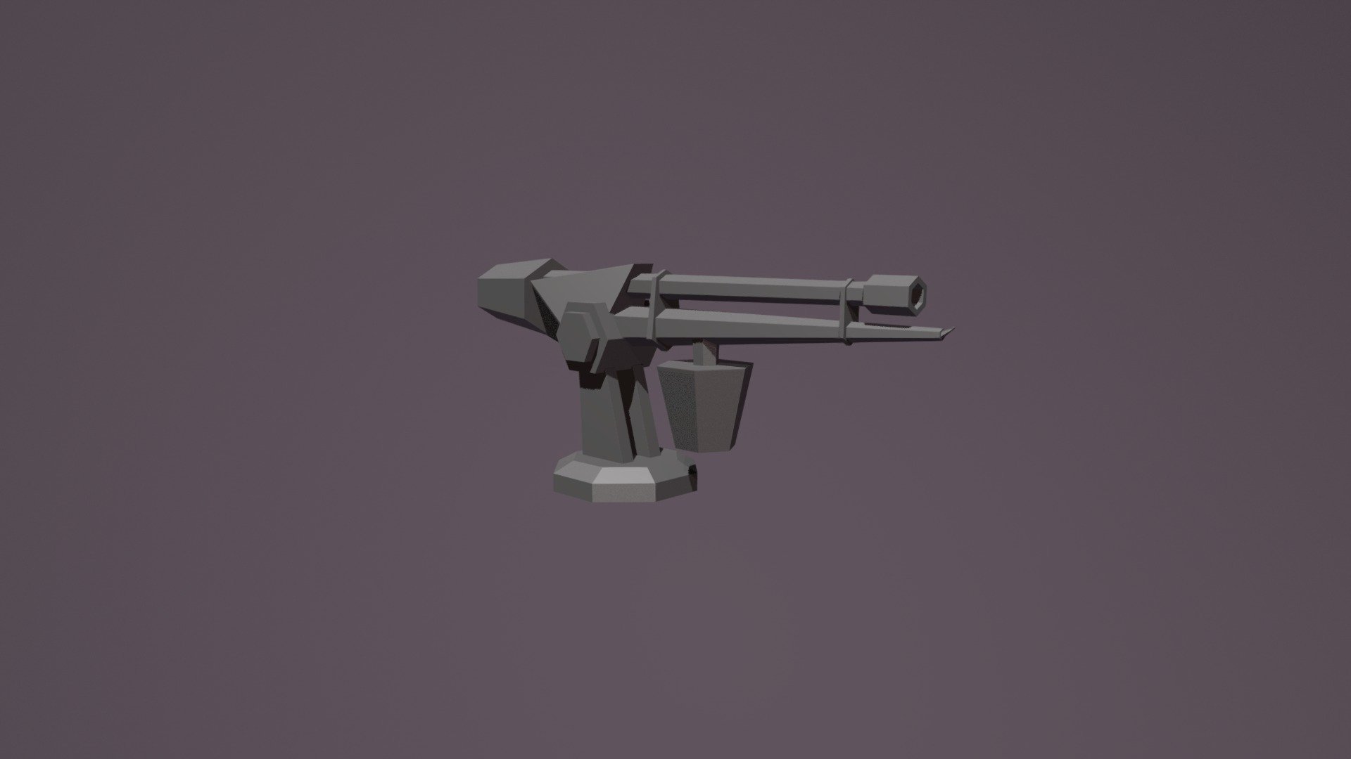low vertex Flamethrower turret - 3D model by mech_hunter [38e341a ...