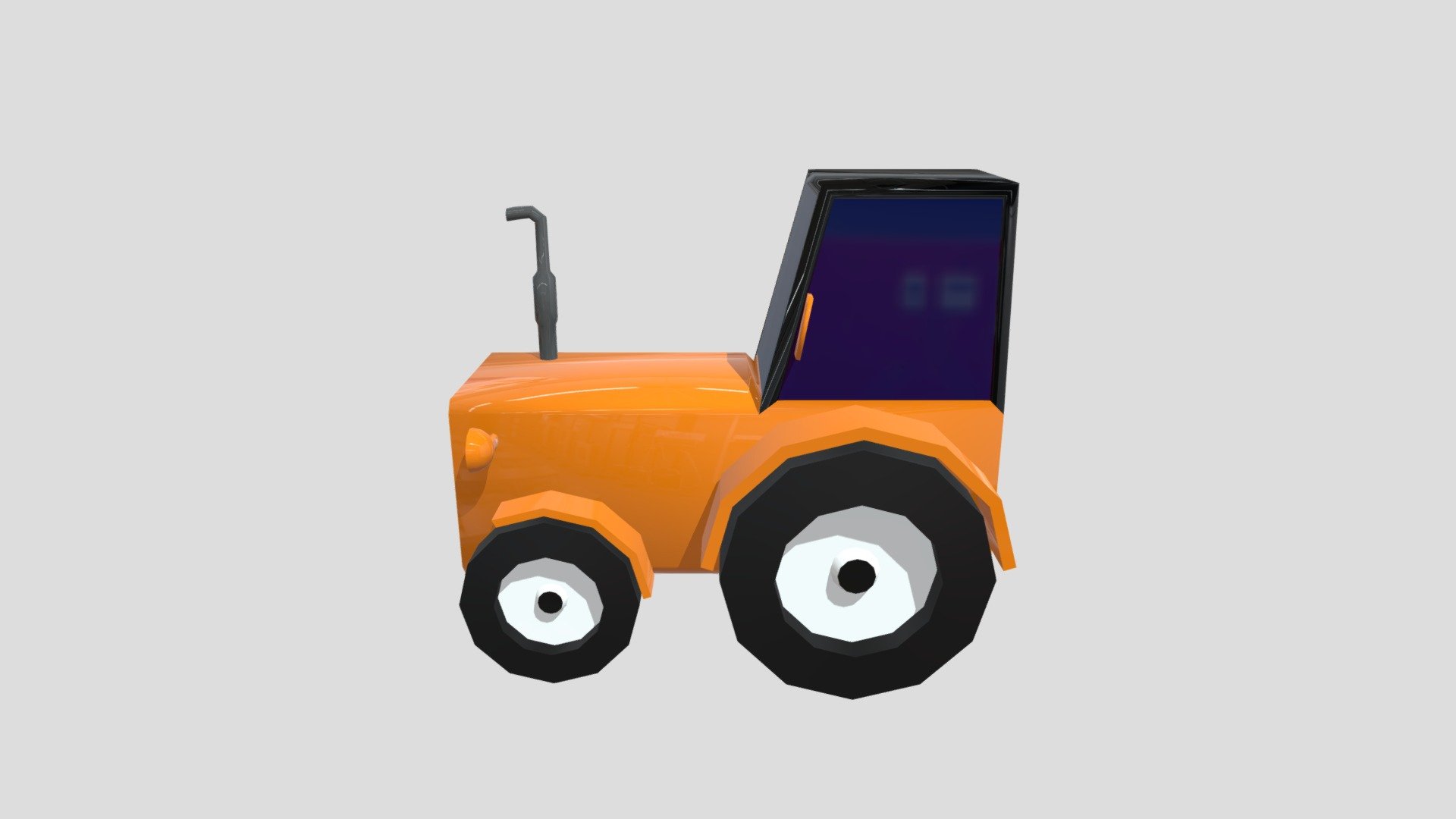 Tractor - Download Free 3D model by Akinremi [38e3a9c] - Sketchfab