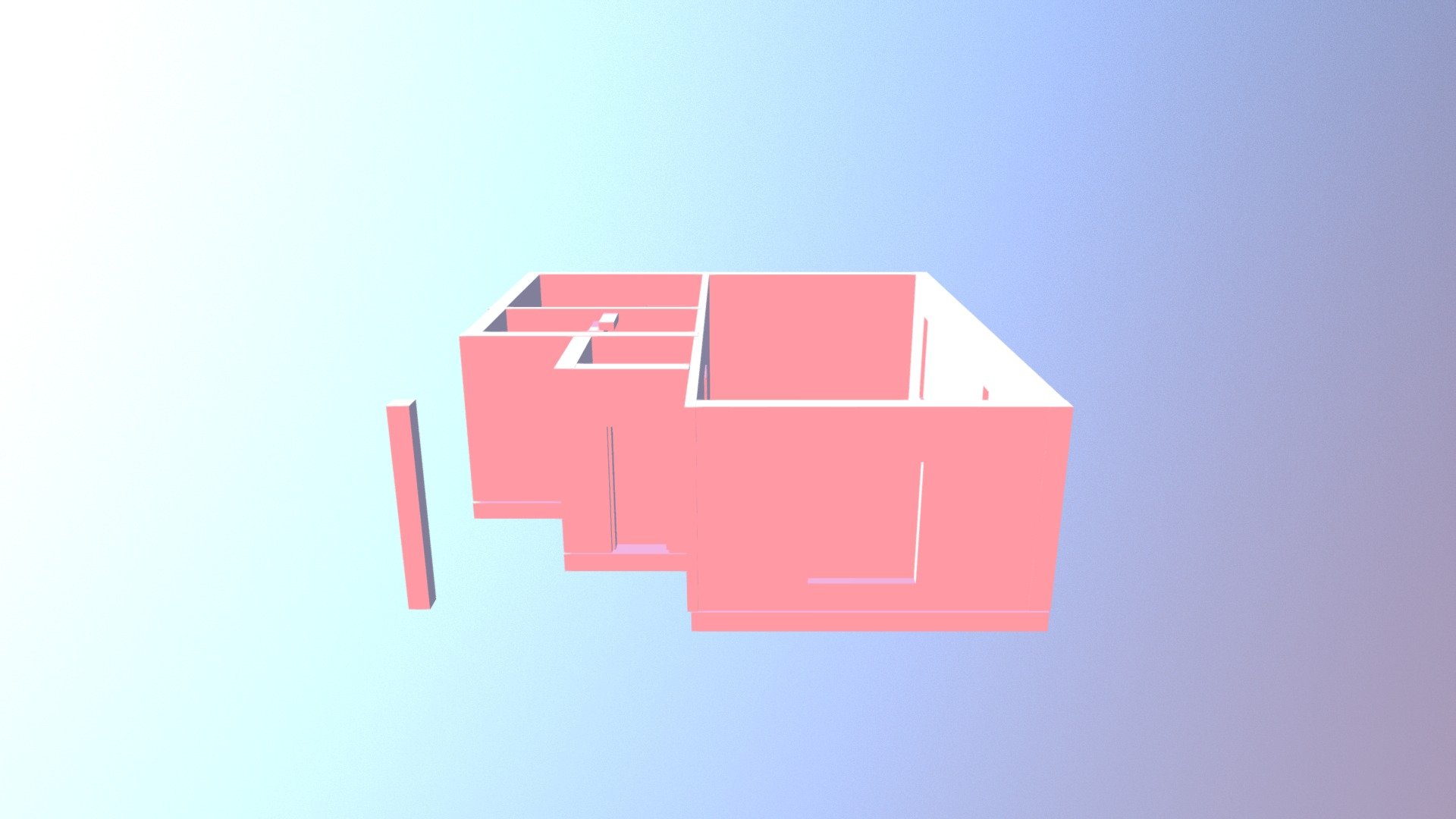 Zip 1 Floor - 3D model by iremoncu [38e424d] - Sketchfab